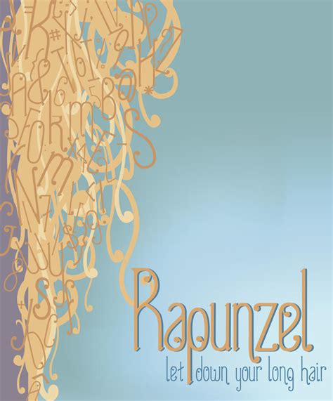 Rapunzel Font Poster By Anhonestpuck On Deviantart