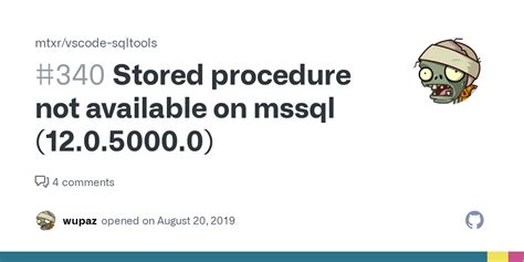 Stored Procedure Not Available On Mssql 12050000 · Issue 340