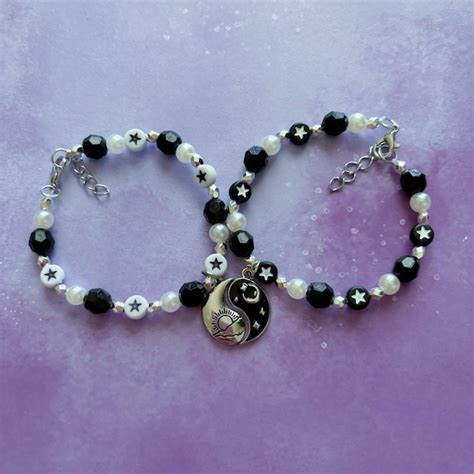Yin Yang Bracelets For Couples Etsy