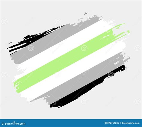 Agender Flag Heart Shape Isolated On White Background Lgbt Community