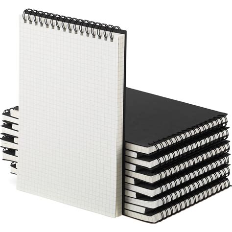 Engrowtic Graph Paper Spiral Notepad A5 Top Wirebound