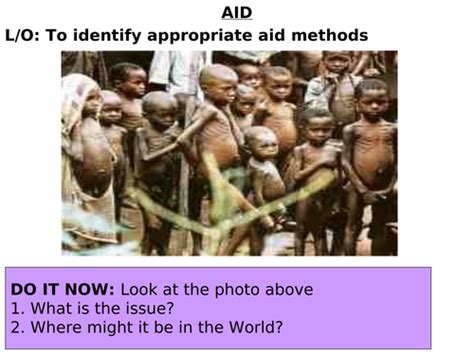 Types Of Aid Economic And Social Development Teaching Resources