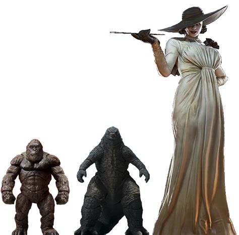 Godzilla Vs Kong Lady Dimitrescu Height By Mnstrfrc On Deviantart