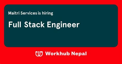 Full Stack Engineer Workhub Nepal