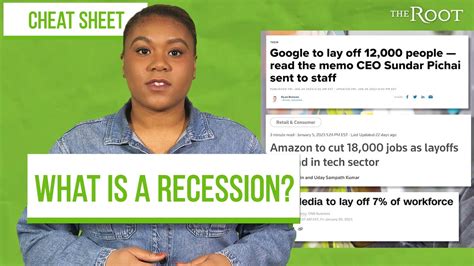 Cheat Sheet What Is A Recession