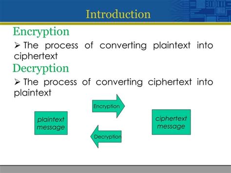 Encryption And Decryption Ppt