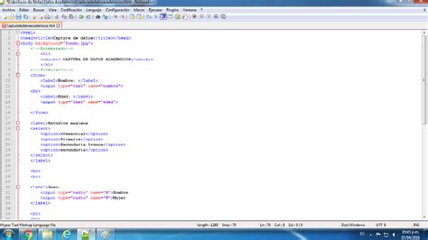 DAW Diseño de formularios