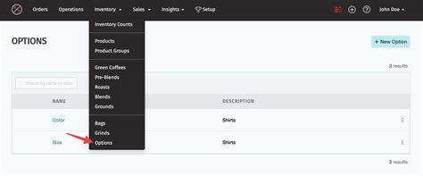 How To Create Options Roastertools
