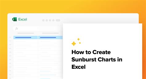 How To Create A Sunburst Chart In Excel Step By Step Tutorial