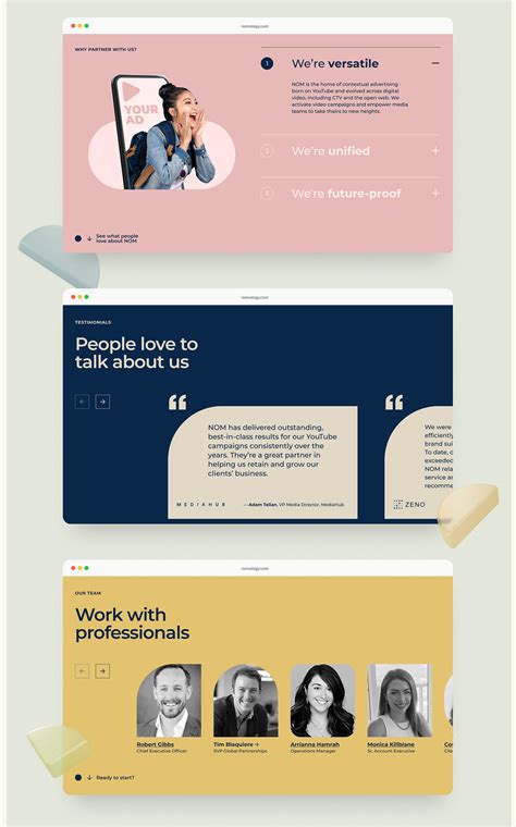 Nomology Website Branding Behance