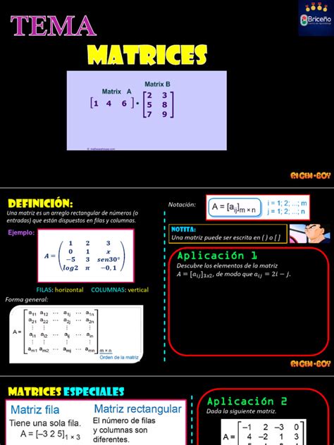 Matrices General T Pdf Matriz Matemáticas Determinante