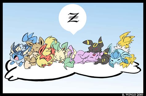 Eevee Pile By Bwingbwing On Deviantart