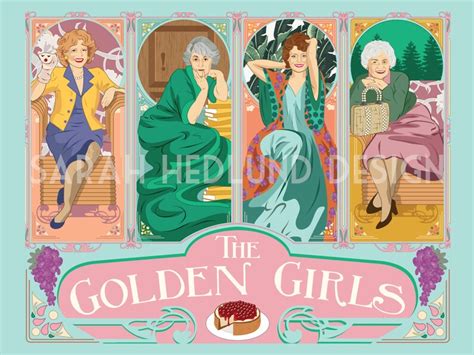 Golden Girls Poster Etsy