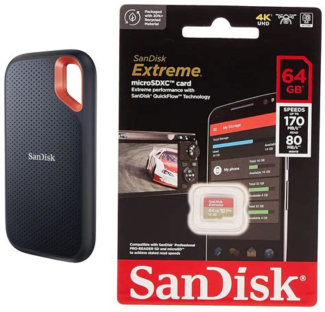 Sandisk 2tb Extreme Portable Ssd 1050mbs R 1000mbs Wupto 2 Meter