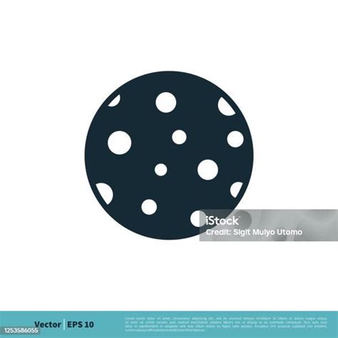 月亮圖示向量標誌範本插圖設計向量 Eps 10向量圖形及更多space And Astronomy圖片 Space And