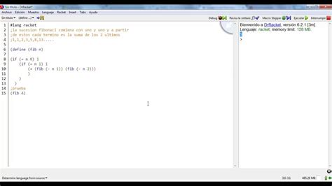 Fibonacci Recursivo En Dr Racket YouTube
