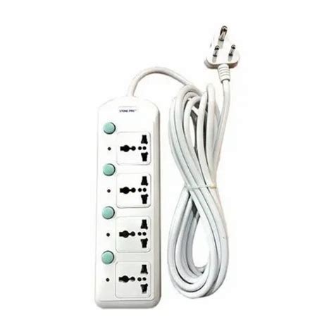 White Plastic 4 Socket Spike Guard At ₹ 340 Piece Kolkata Id 2848941083630
