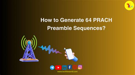 How To Generate 64 Prach Preamble Sequences