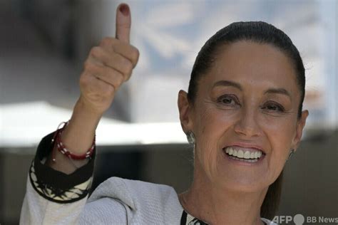 メキシコ初の女性大統領誕生へ 左派与党シェインバウム氏 出口調査 写真8枚 国際ニュースAFPBB News