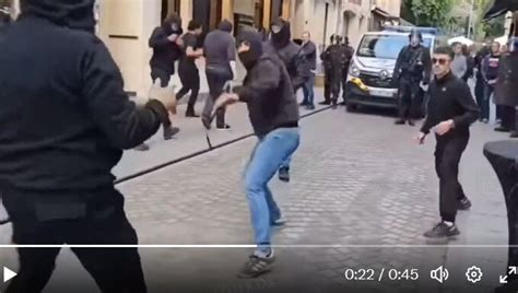 Lorraine À Nancy les policiers ont ils défendu des militants de lultra droite lors dune manif