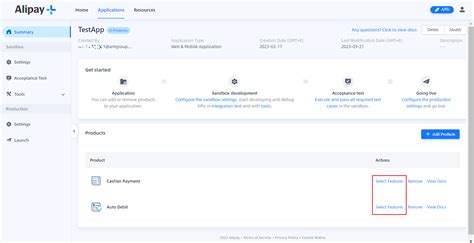 Create An Application Alipay Developer Center User Guide Alipay Docs