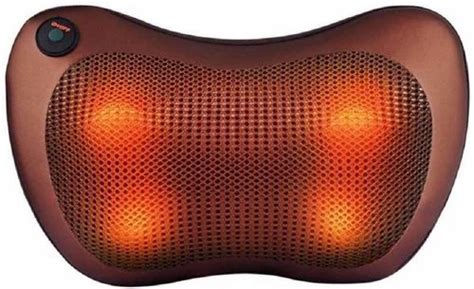 Neck Back Massage Pillow Massager Kneading Cushion Heat For Home Car