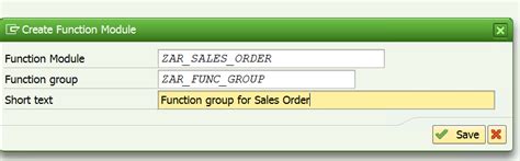 Implementing A Regular Normal Function Module And Calling It Inside