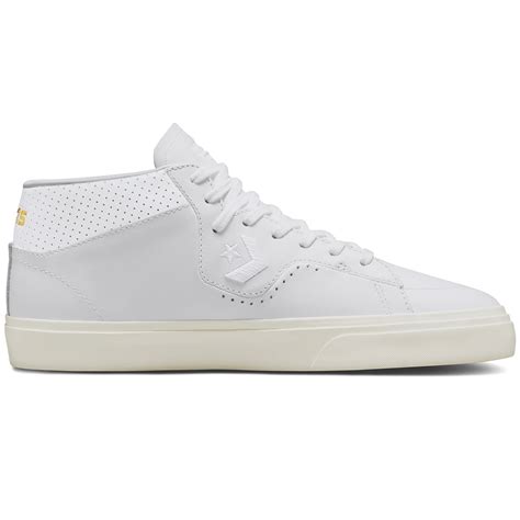 Converse Louie Lopez Pro Mid In Whitewhiteegret Boardertown