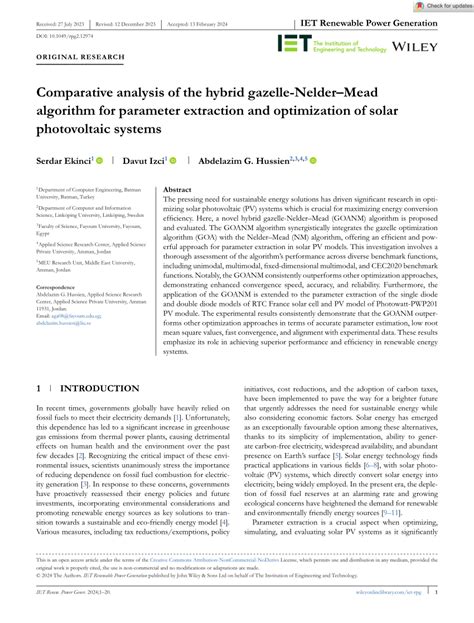 Pdf Comparative Analysis Of The Hybrid Gazelle Neldermead Algorithm