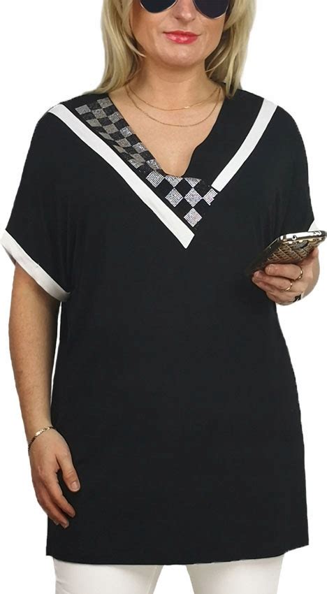 ORYGINALNA BLUZKA TUNIKA Plus Size Oficjalne Archiwum Allegro