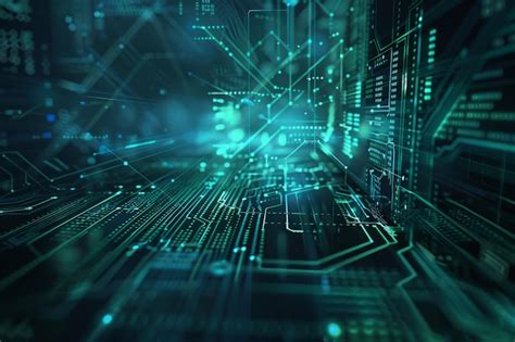 Premium Photo Abstract Background Showcasing It Technology