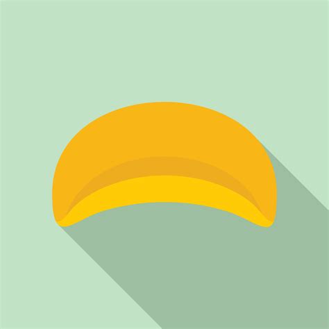 Potato Chips Icon Flat Style 14410327 Vector Art At Vecteezy