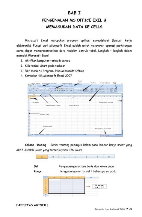 Modul Pembelajaran Excel Materi Pendidikan