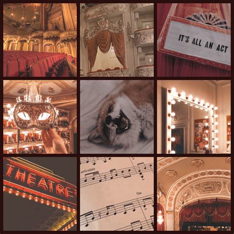 Theatre Theatrical Moodboard In 2023 Mood Board Design Adopt Idea