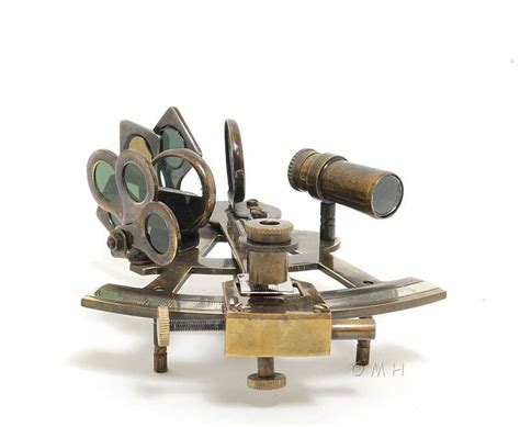 Nautical Sextant In Rosewood Box