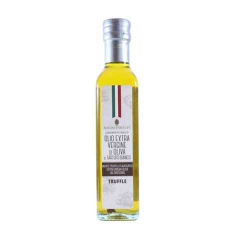 Olio ExtraVergine Di Oliva Al Tartufo Bianco Savini Tartufi Paciotti Salumeria Rome
