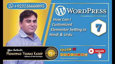 How Can I Customized Elementor Setting In Hindi And Urdu Youtube