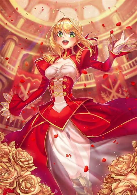 Nero Claudius Fate Extra Last Encore Fate Stay Night Fate Anime