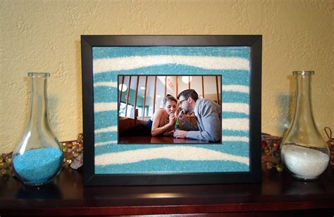 Unity Sand Ceremony Frame Set In Chabby Chic Barnwood White