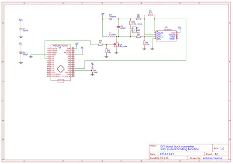 Diy Boost Buck Converter With Current Limiting Function Platform For