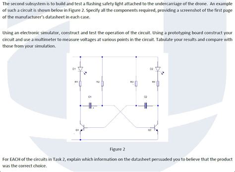 Solved The Second Subsystem Is To Build And Test A Flashing Chegg Com