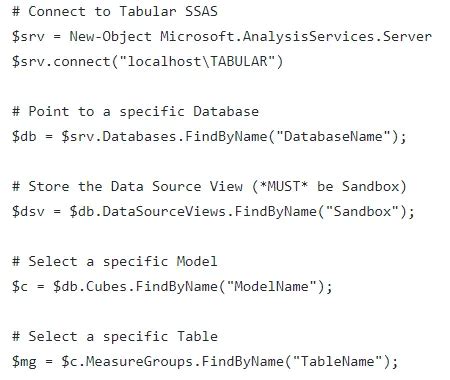 Dynamically Partitioning Tables In SSAS Tabular Data Models