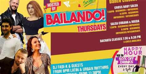 Bailando Thursdays Bar Salsa Soho Leicester Square London Classes