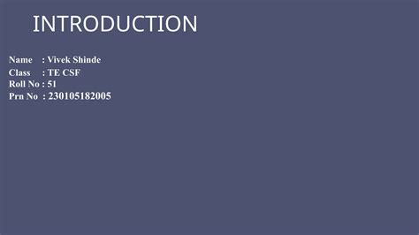 Operating System Presentation 5th Semester PPT