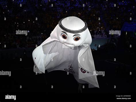 Al Khor Qatar Th Nov Qatar World Cup Official Mascot La Eeb Is Seen During The