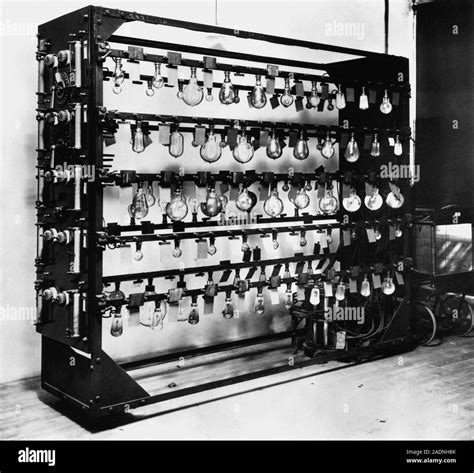 Lamp Testing Electrical Equipment Being Used To Test Various Different Types Of Light Bulbs