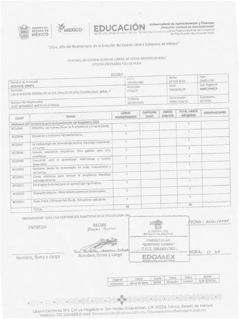 Formato Para Boleta Pdf