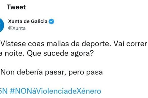 La Xunta de Galicia la lía en redes al publicar esta polémica campaña por el N
