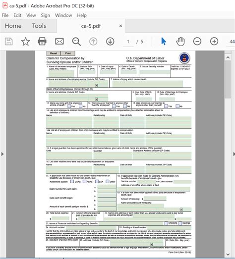 Dol Forms Owcp At Patrick Purcell Blog