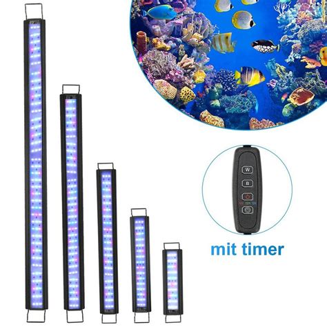 Clanmacy Led Aquariumleuchte Led Aquarium Beleuchtung 9w